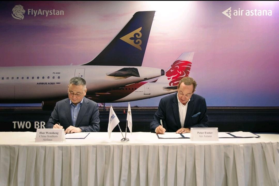 Air Astana ve China Southern Airlines Codeshare Anlaşması İmzaladı ...